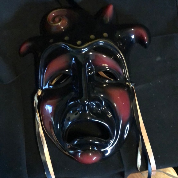 Accents | Vintage Sad Jester Mask | Poshmark